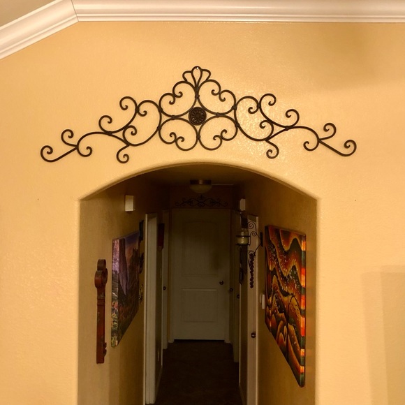 Unbranded | Wall Decor | Ornate Scroll Metal Wall Hanging Tuscan ...